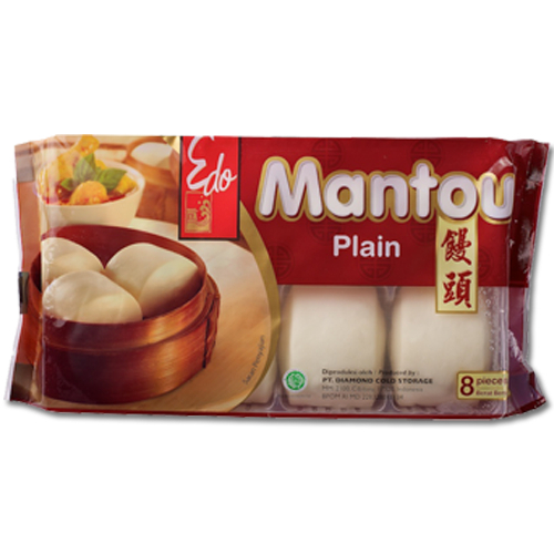 Jual Edo Mantou Plain 320g Isi 8pcs Roti Mantao Frozen Halal | Shopee ...