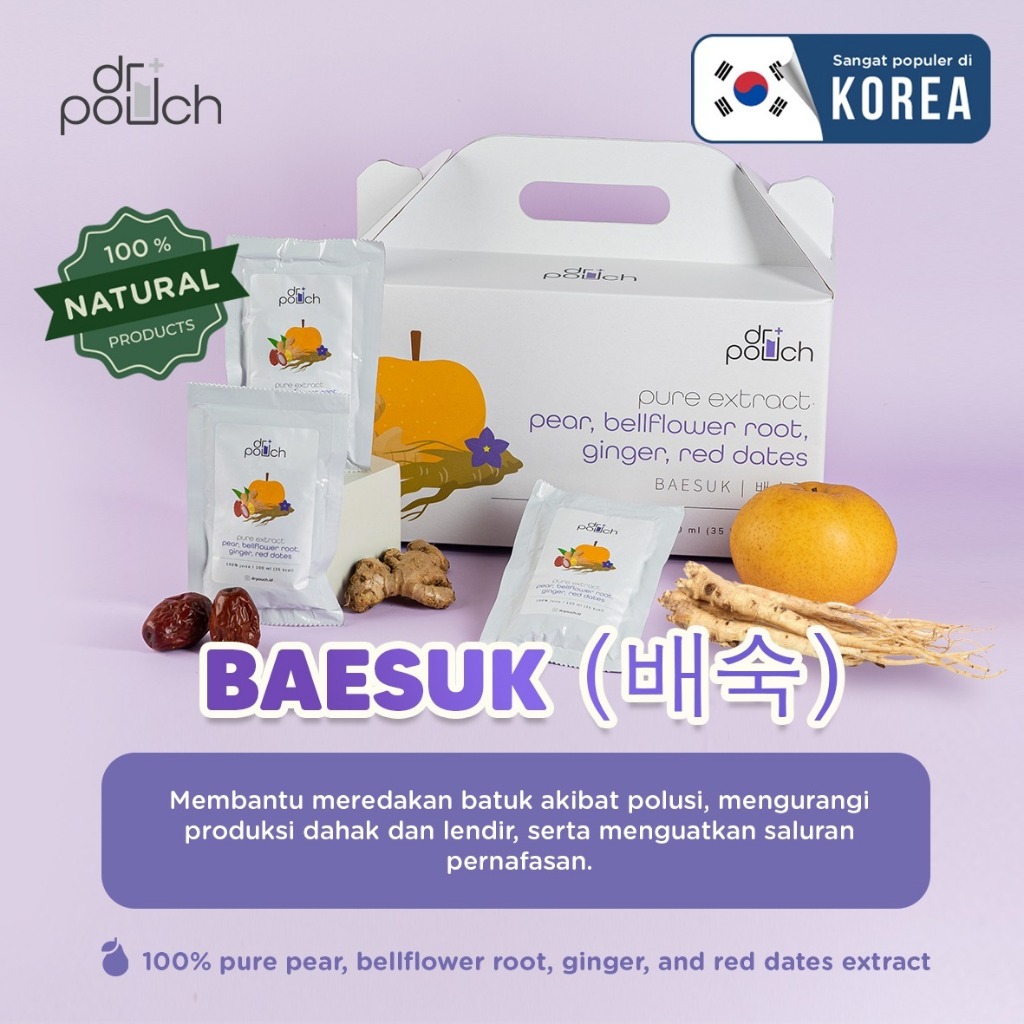 Jual Dr Pouch – Korean Premium Baesuk Extract (isi 30 sachet) | Shopee ...