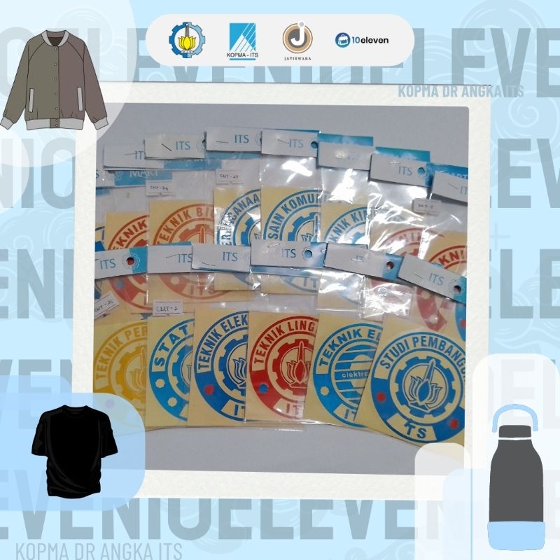Jual [MERCHANDISE ITS] STIKER CUTTING JURUSAN - STICKER MAHASISWA ...