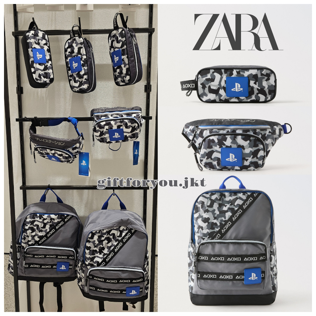 Jual Zara Kids Backpack Playstation Tas Punggung Ransel Anak Cowok Boy ...