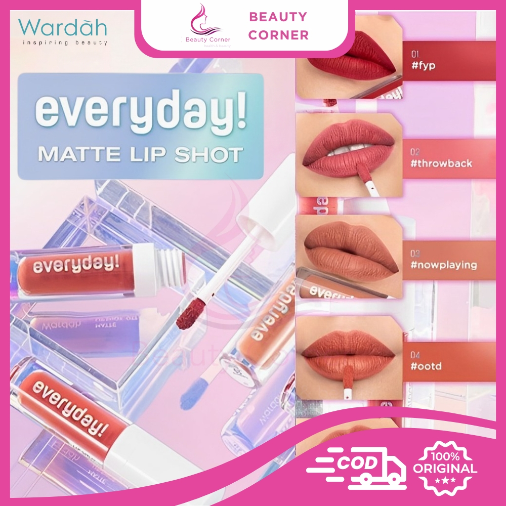 Jual Wardah Everyday Matte Lip Shot Lip Cream | Shopee Indonesia