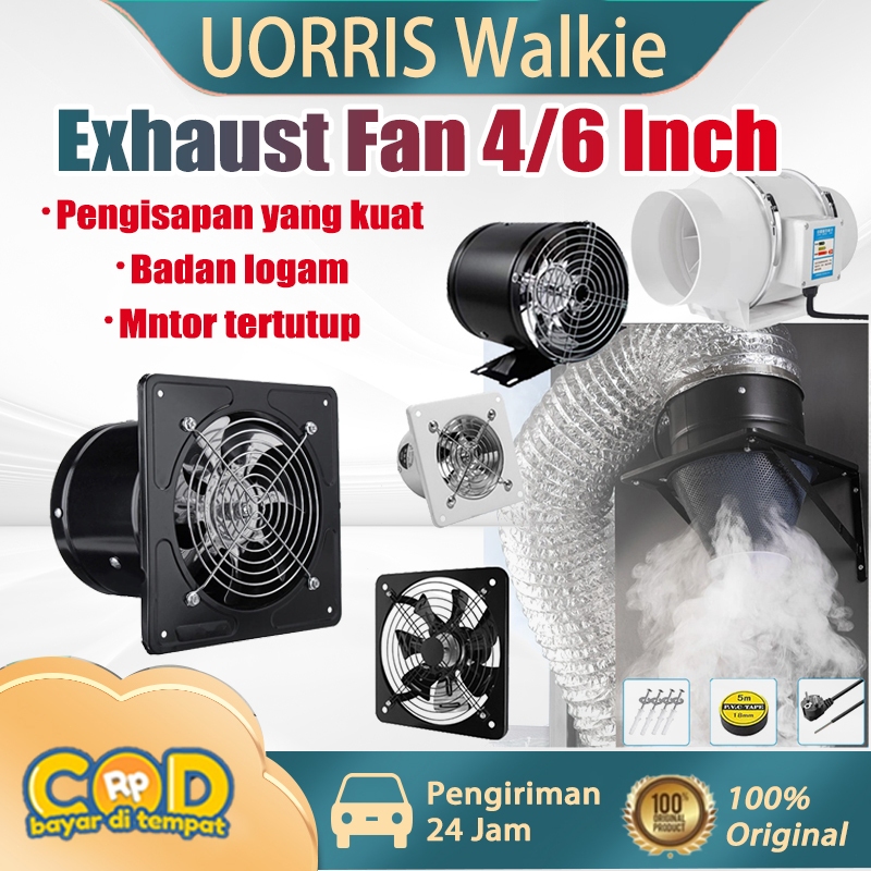 Jual Exhaust Fan 4/6 Inch Kipas Angin Kipas Atap Kipas Kamar Mandi ...