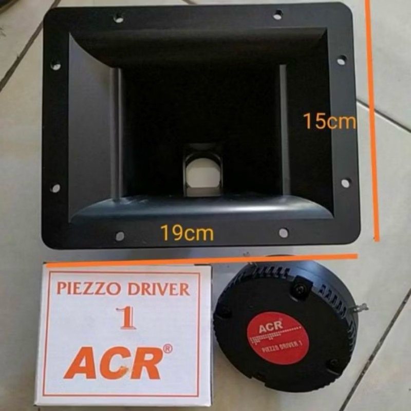 Jual Tweeter ACR Piezzo 1 + Horn Pvc 15x19 | Shopee Indonesia