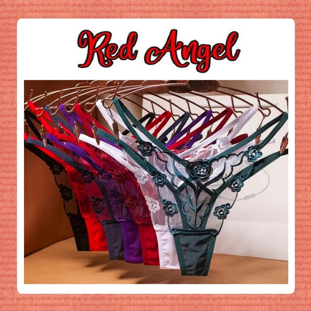 Jual Red Angels Celana Dalam G String Wanita Underwear Mini Tali Celana ...