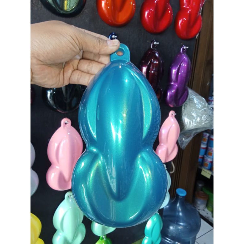 Jual Cat custom warna Biru relaxa Pu/Nc / biru tosca metalik Pu ...