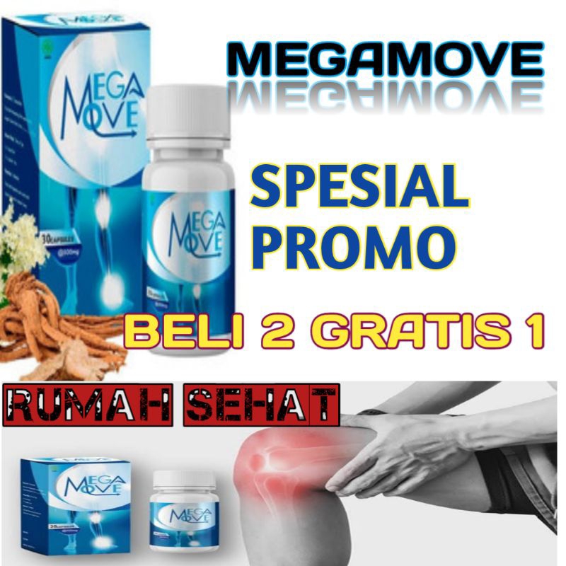 Jual ( Beli 2 Gratis 1 )Obat Sendi Megamove Atasi Nyeri Sendi Dan Tulang 100% Asli | Shopee ...