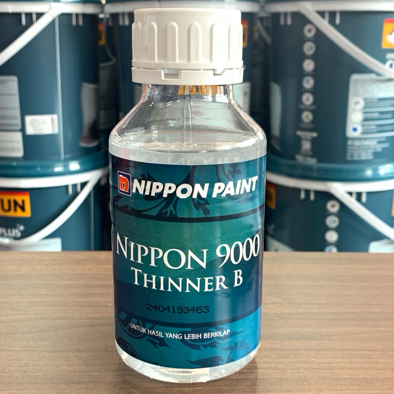Jual Thinner B Nippon 0,5 kg / Pengencer Cat Minyak Kayu Besi / tiner botolan | Shopee Indonesia