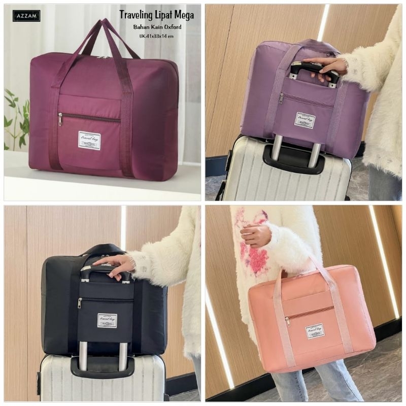 Jual TAS TRAVELING LIPAT MEGA TAS PERJALANAN TAS KAPASITAS BESAR MUAT ...