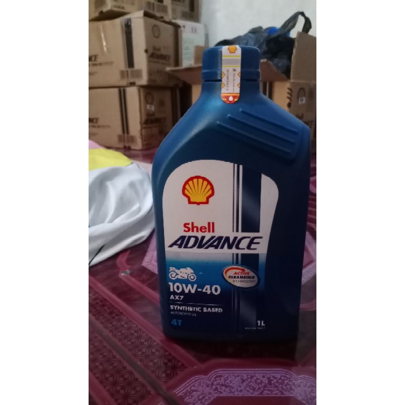 Jual OLI SHELL ADVANCE AX7 10W-40 (1 LITER ) | Shopee Indonesia