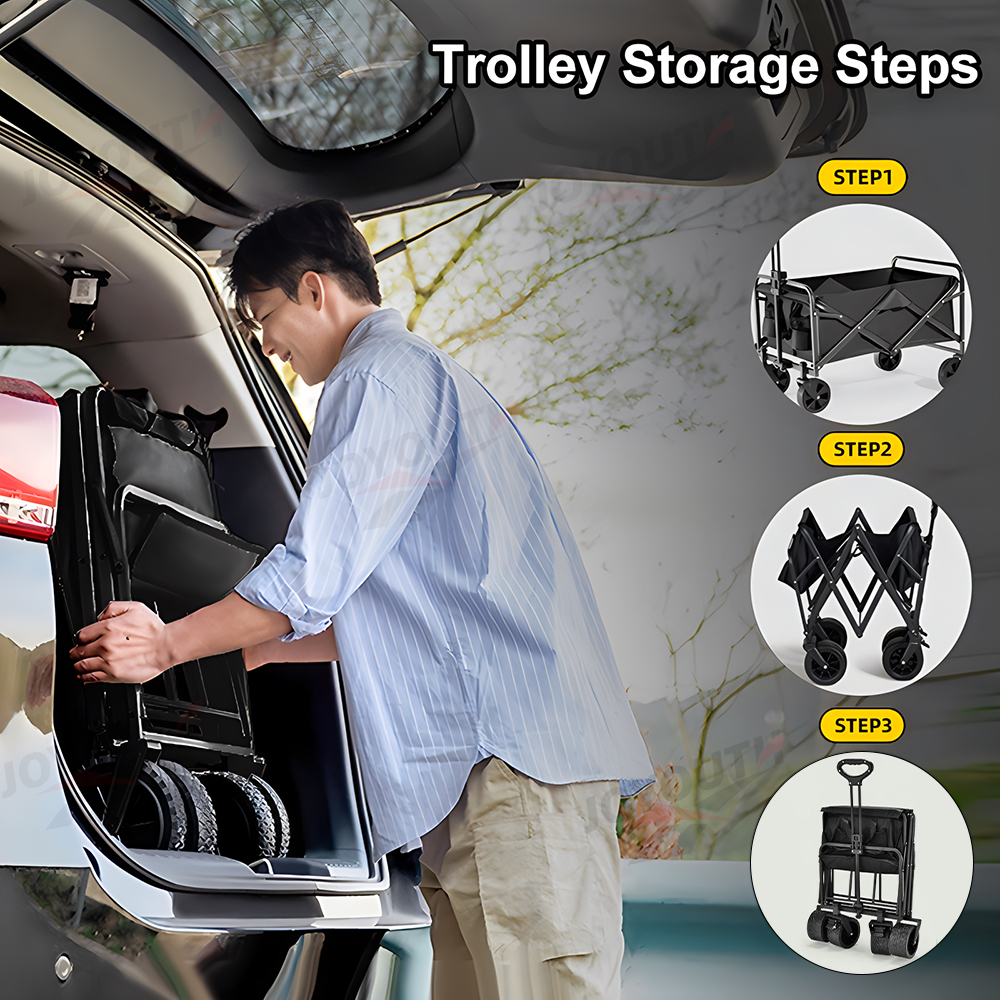 Jual JOY Troli Barang Outdoor Trolley Camp Wagon Keranjang Belanja ...
