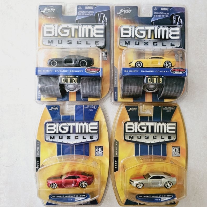 Jual Jada Toys Big Time Muscle 06 Chevy Camaro Concept wave 10 dan wave ...