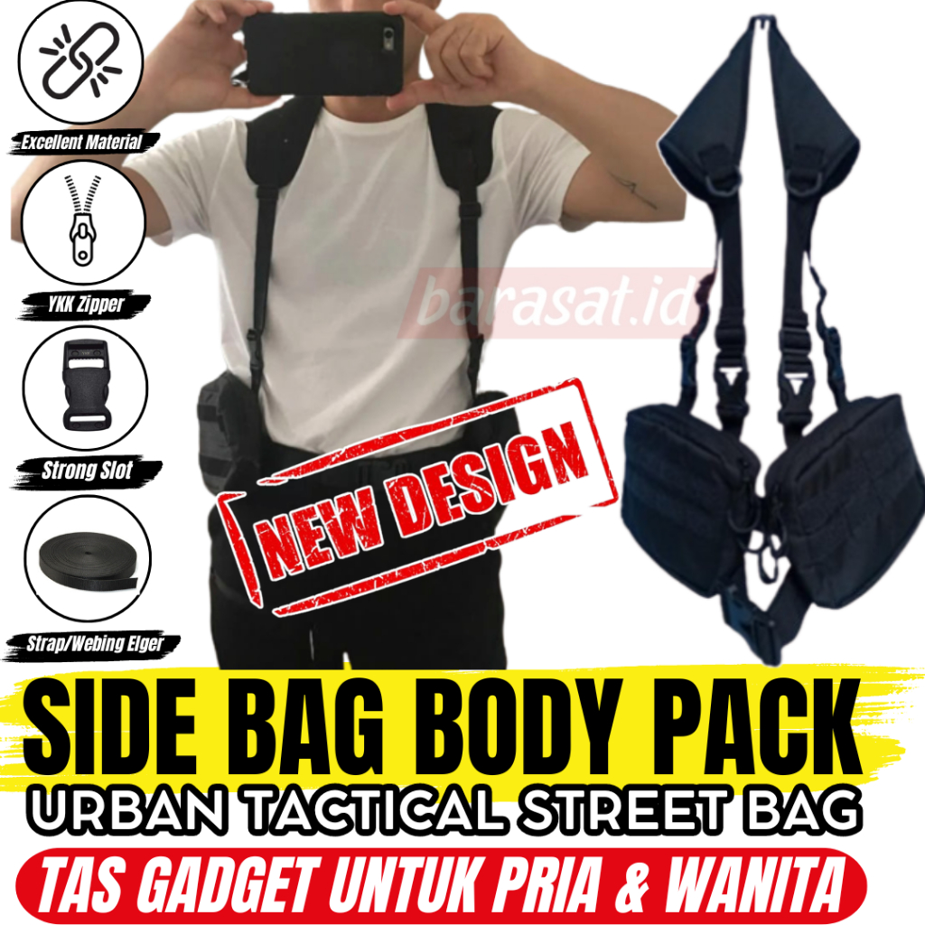Jual Tas Multifungsi Gadget Handphone Barang Pribadi Model Tactical ...