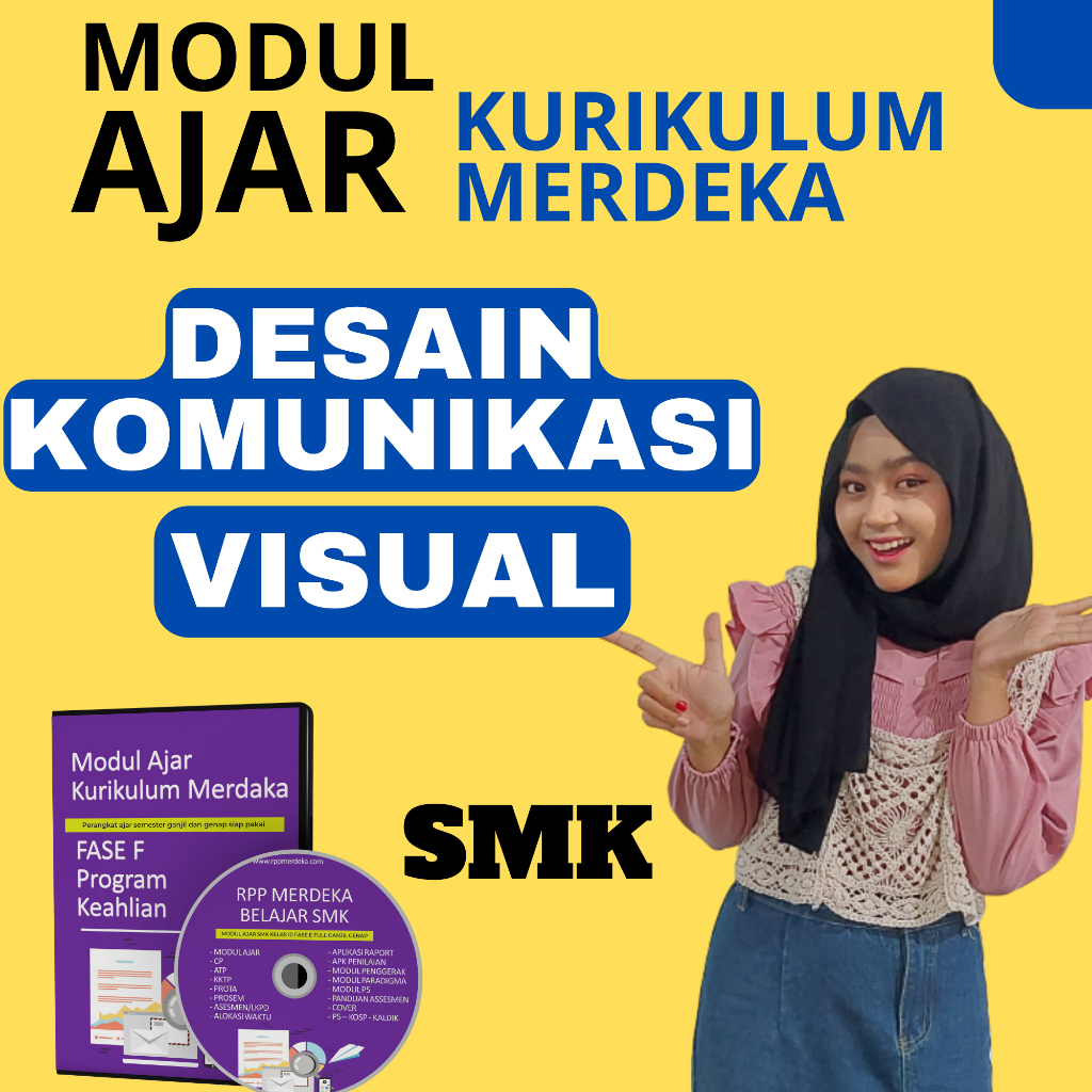Jual MODUL AJAR MERDEKA SMK Desain Komunikasi Visual FASE F ( KELAS 11 12 ) KURIKULUM MERDEKA ...