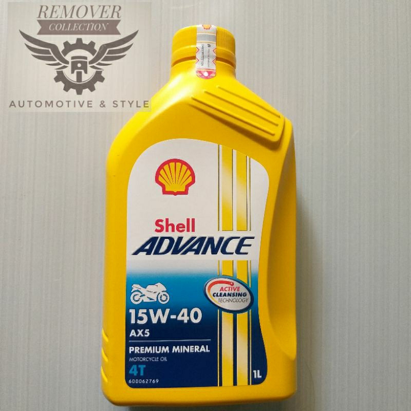 Jual Shell Advance AX 5 4T 15W-40 1L | Shopee Indonesia