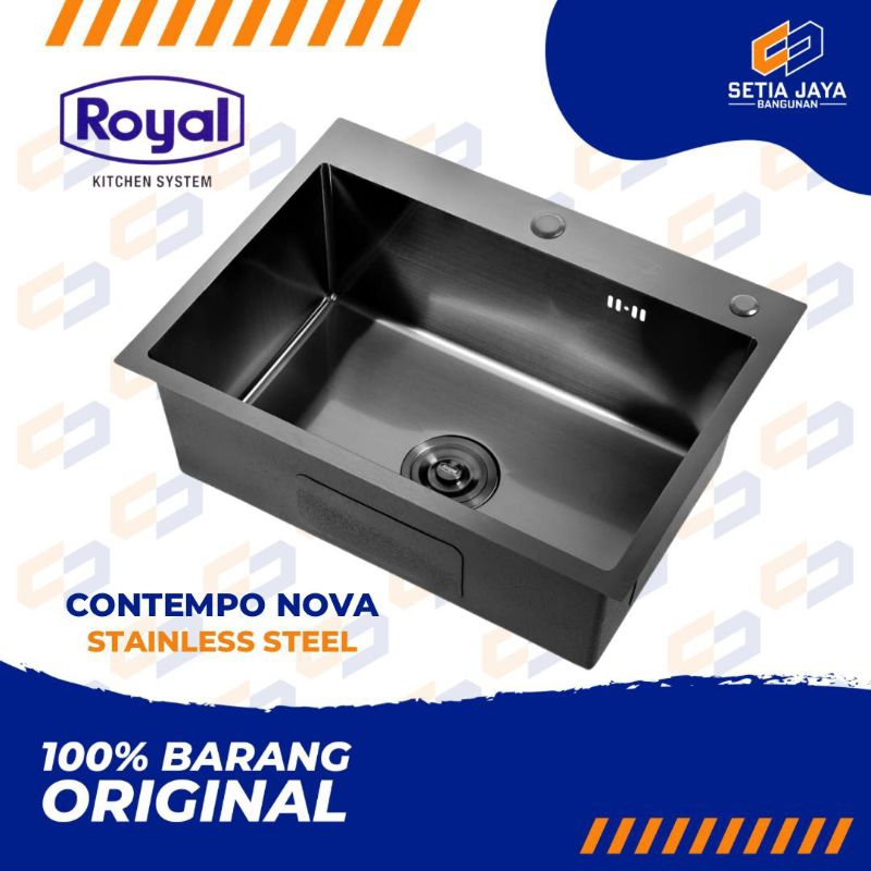 Jual Sink / Zink / Bak Cuci Piring Royal Stainless Steel Contempo Nova ...