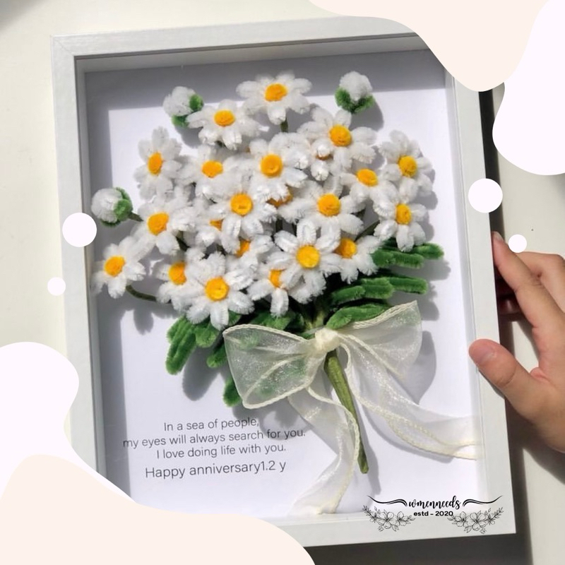 Jual FLOWER IN FRAME - SEHARI JADI - KADO FOTO AESTHETIC - FRAME BUNGA ...