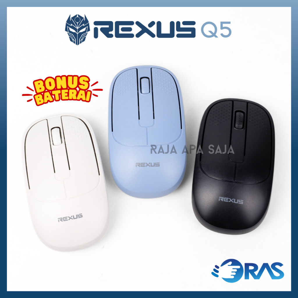 Jual Mouse Wireless Rexus Laptop PC Komputer USB Tanpa Kabel Office ...