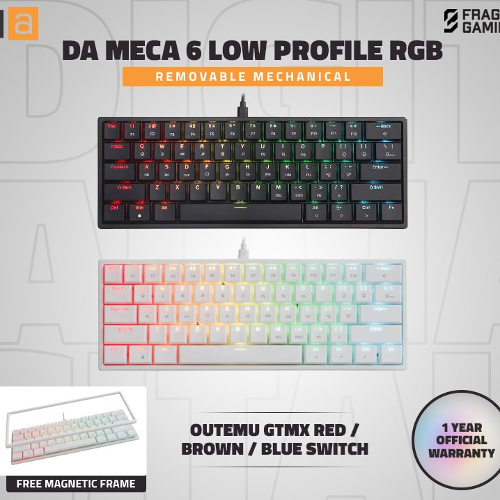 Jual Digital Alliance Meca 6 RGB / DA Meca 6 RGB 60% - Gaming Keyboard ...