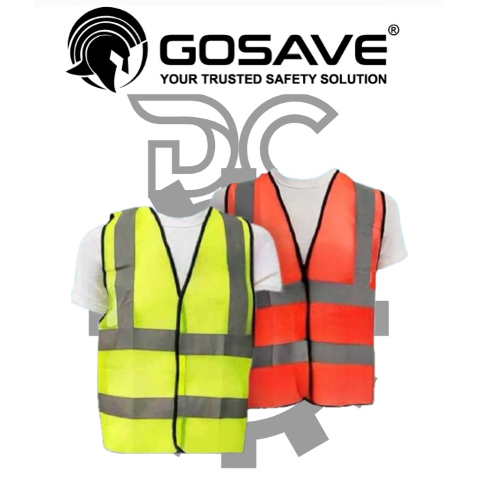 Jual Rompi Polyester Gosave 4 Line Safety Vest | Shopee Indonesia