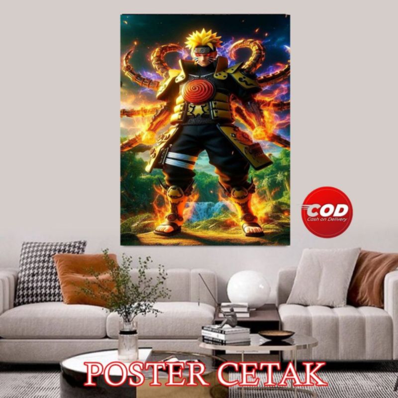 Jual poster cetak, ANIMASI NARUTO, Hiasan dinding, berbagai macam ...