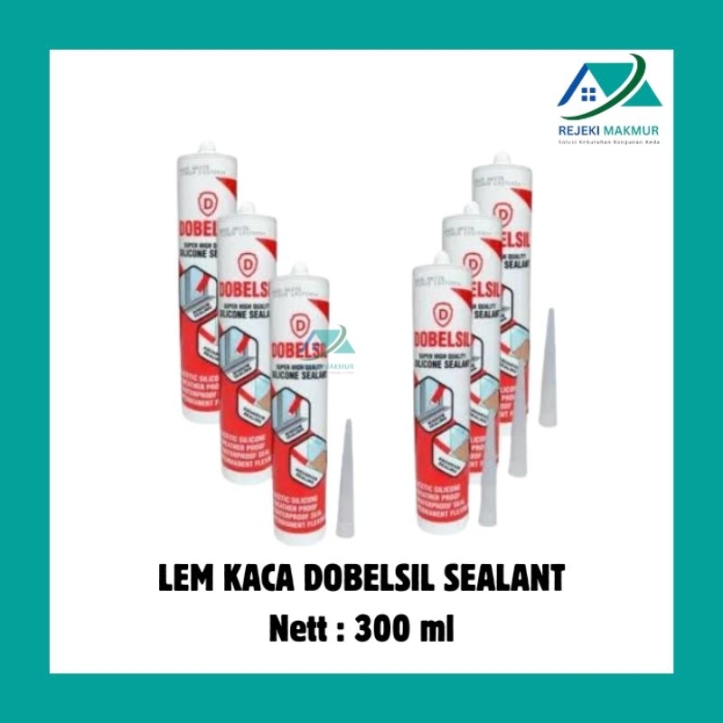 Jual Lem Kaca Murah Dobelsil | Lem Silicon Sealant | Lem Botol | Shopee ...