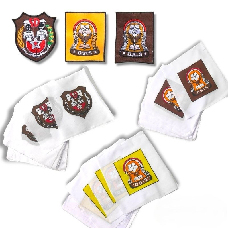 Jual Logo Lambang Baju Sekolah Bordir OSIS SD SMP SMA | Shopee Indonesia