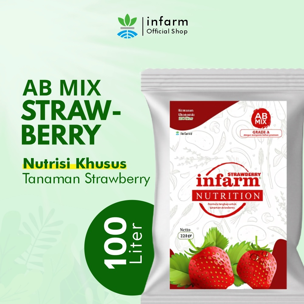 Jual INFARM - Nutrisi AB Mix Strawberry Pupuk Konvensional Tanah dan ...