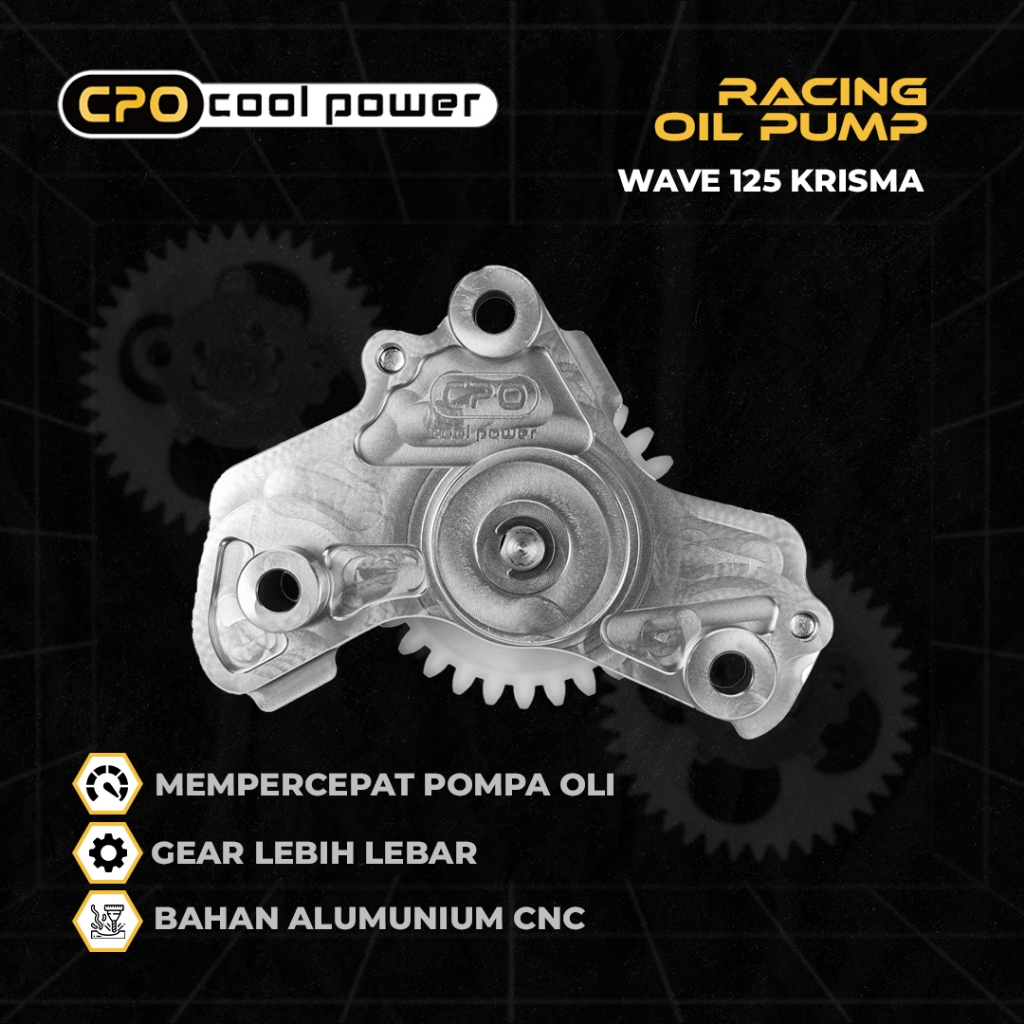 Jual CPO Cool Power Pompa Oli Supra X 125 Karisma Kirana Blade 125 Fi Wave Racing Oil Pump Gigi ...