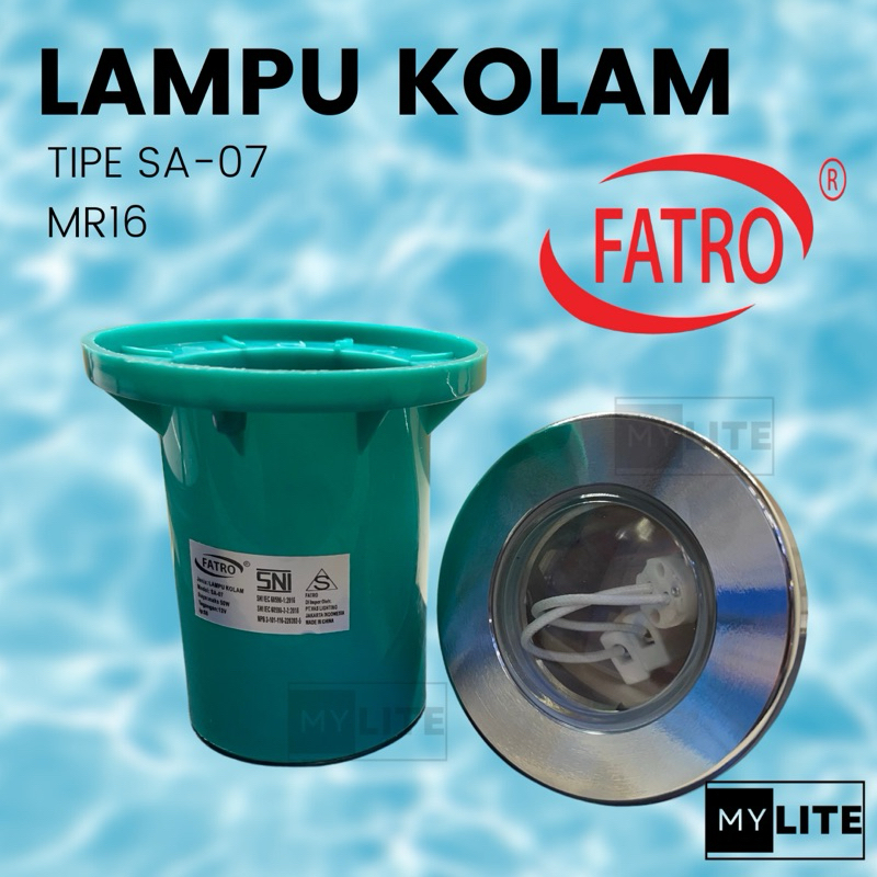 Jual Lampu Kolam Renang FATRO SA07 STAINLESS STELL SNI SWIMMING POOL ...