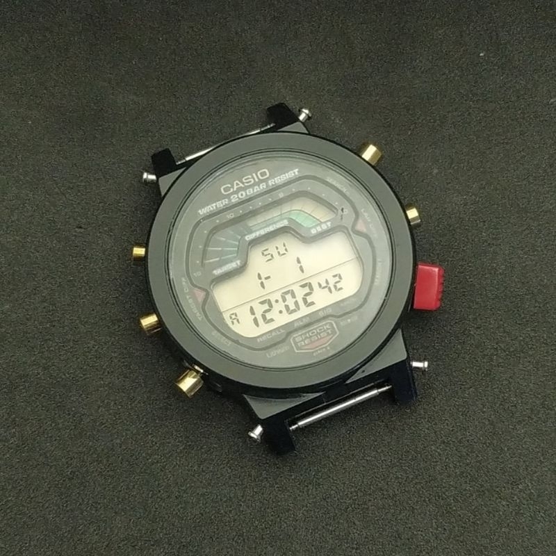 Jual CASIO G-SHOCK DW-6000 1/1000 SEC MODULE 904 GOLD BUTTON | Shopee ...