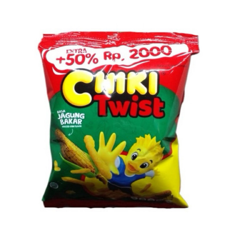 Jual SNACK CHIKI TWIST RASA JAGUNG BAKAR 1 RENCENG ISI 10 BUNGKUS @22 ...