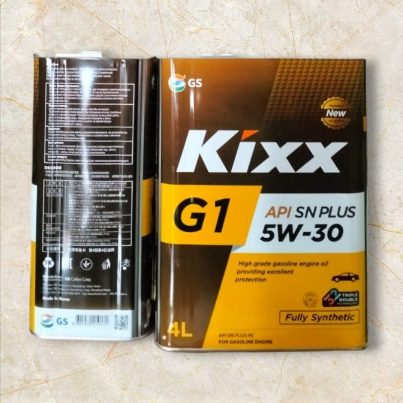 Jual OLI KIXX G1 API SN PLUS 5W-30 4L FULL SYNTETIS | Shopee Indonesia