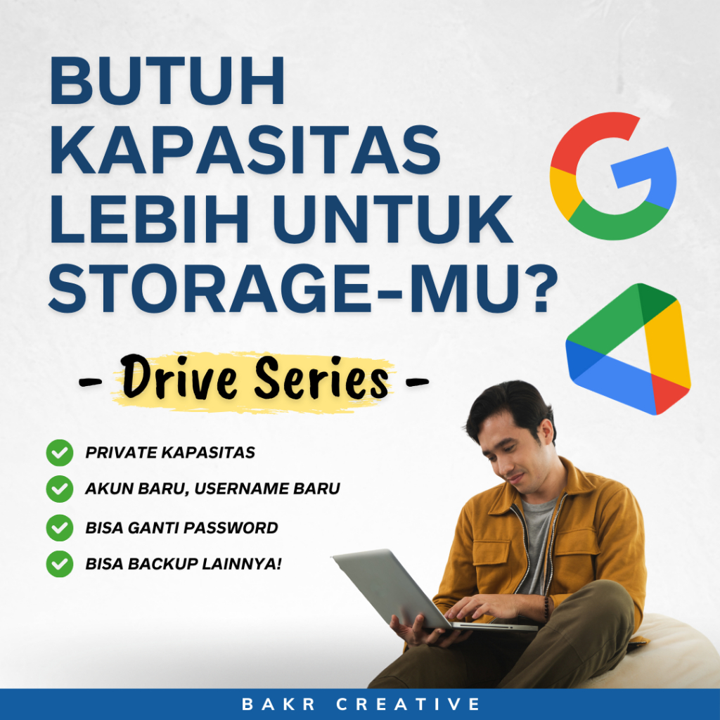 Jual Google Drive Private Kapasitas Backup Otomatis Lifetime Original ...