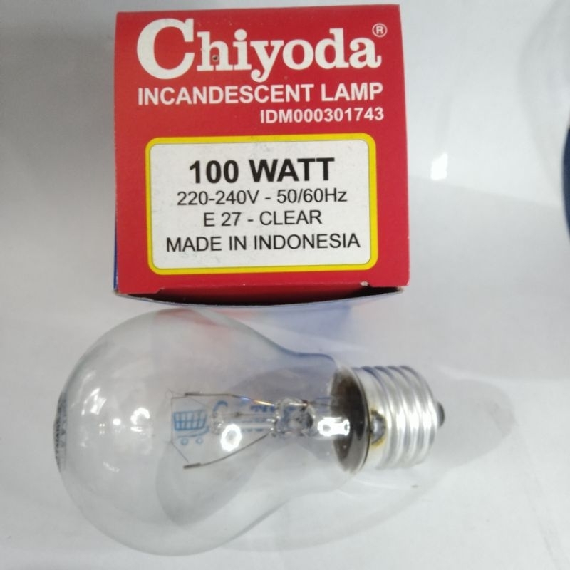 Jual Lampu dop chiyoda 100 watt jumbo pijar murah | Shopee Indonesia