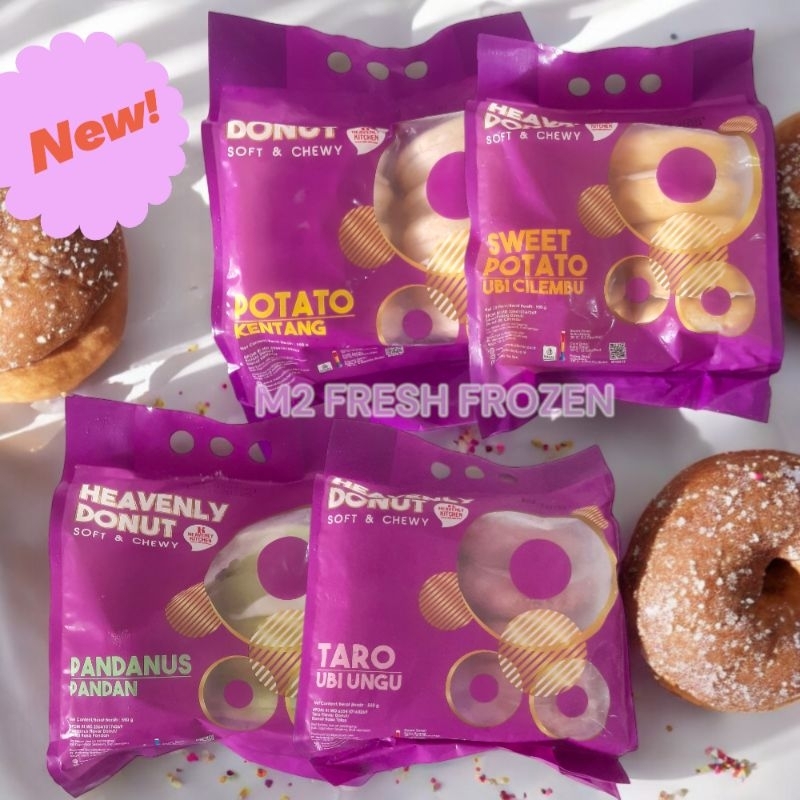 Jual Donut Heavenly | Gandum | Ubi ungu | Kentang | Ubi cilembu ...