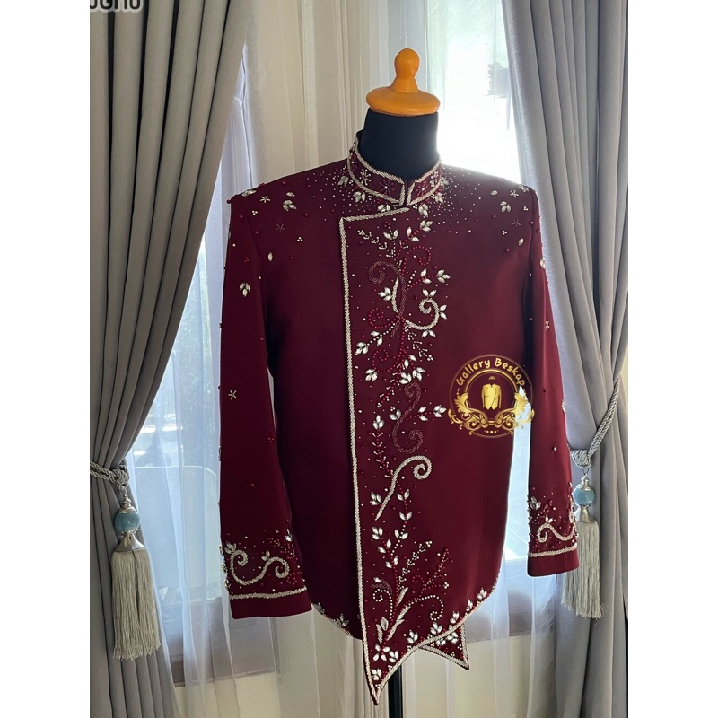 Jual Pakaian adat pengantin pria model surjan/ beskap model surjan ...