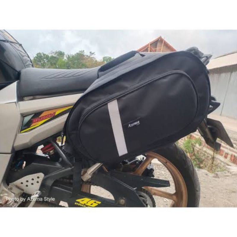 Jual Side bag motor oval waterproof kapasitas 30 liter Tas motor ...