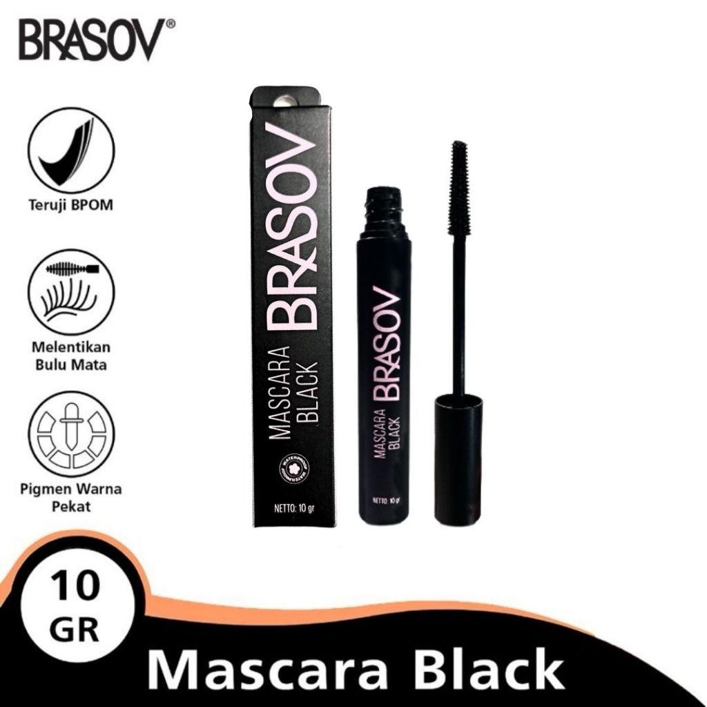 Jual Qeila - BRASOV Mascara Black Waterproof 10 Gr l Maskara Pelentik ...