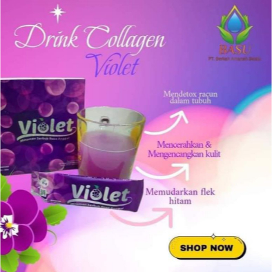 Jual Violet Collagen/ vit c/kesehatan kulit | Shopee Indonesia