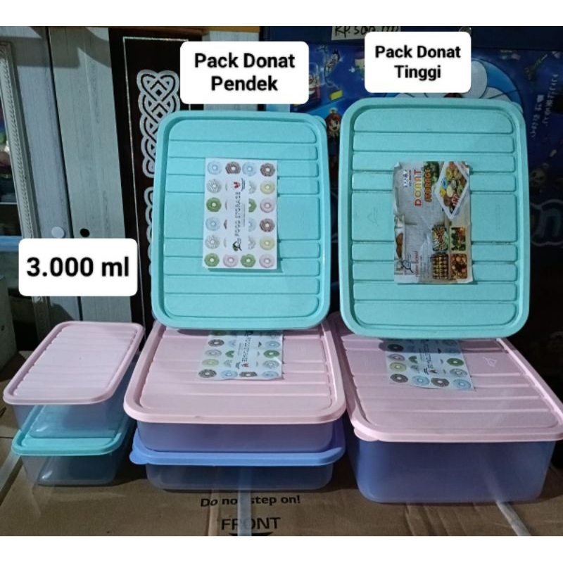 Jual MACAM-MACAM TEMPAT MAKANAN / PACK DONAT / PACK MAKANAN ALEXIS ...