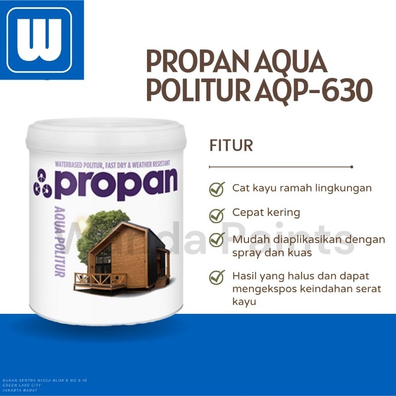 Jual PROPAN ULTRAN AQUA POLITUR AQP-630 Politur Waterbased - 1 LT ...