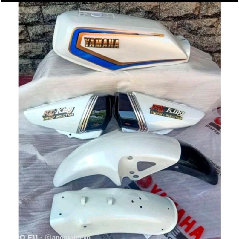 Jual Paket body full set RX KING body RX th 1983 warna original putih ...