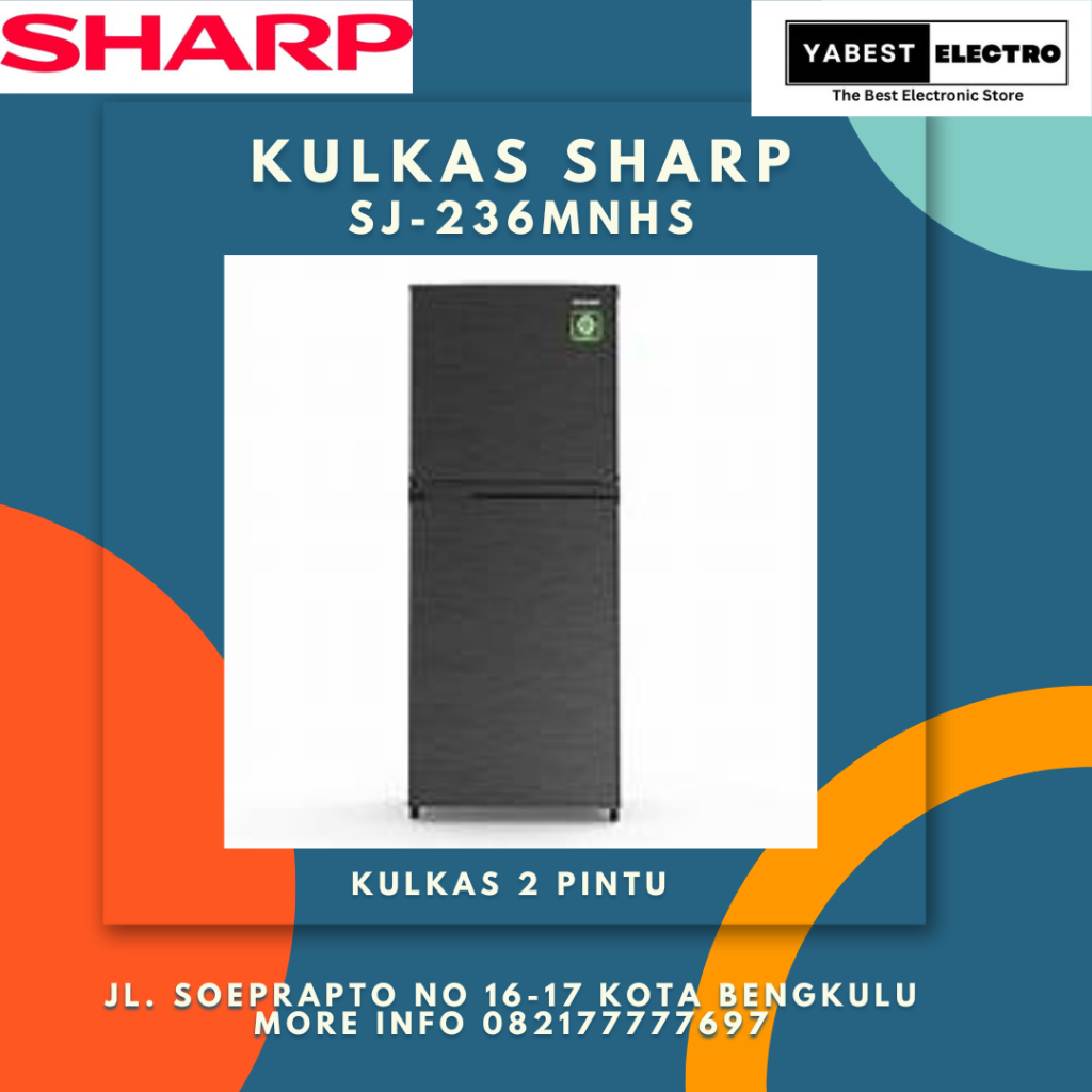 Jual KULKAS 2 PINTU SHARP SJ 236MNHS | Shopee Indonesia