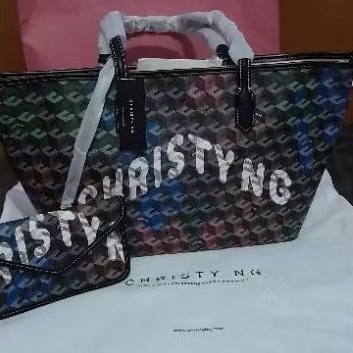 Jual [READY STOK] !!LAST STOCK CHRISTY NG RUSSO TOTE & MINI COLOR MULTI ...
