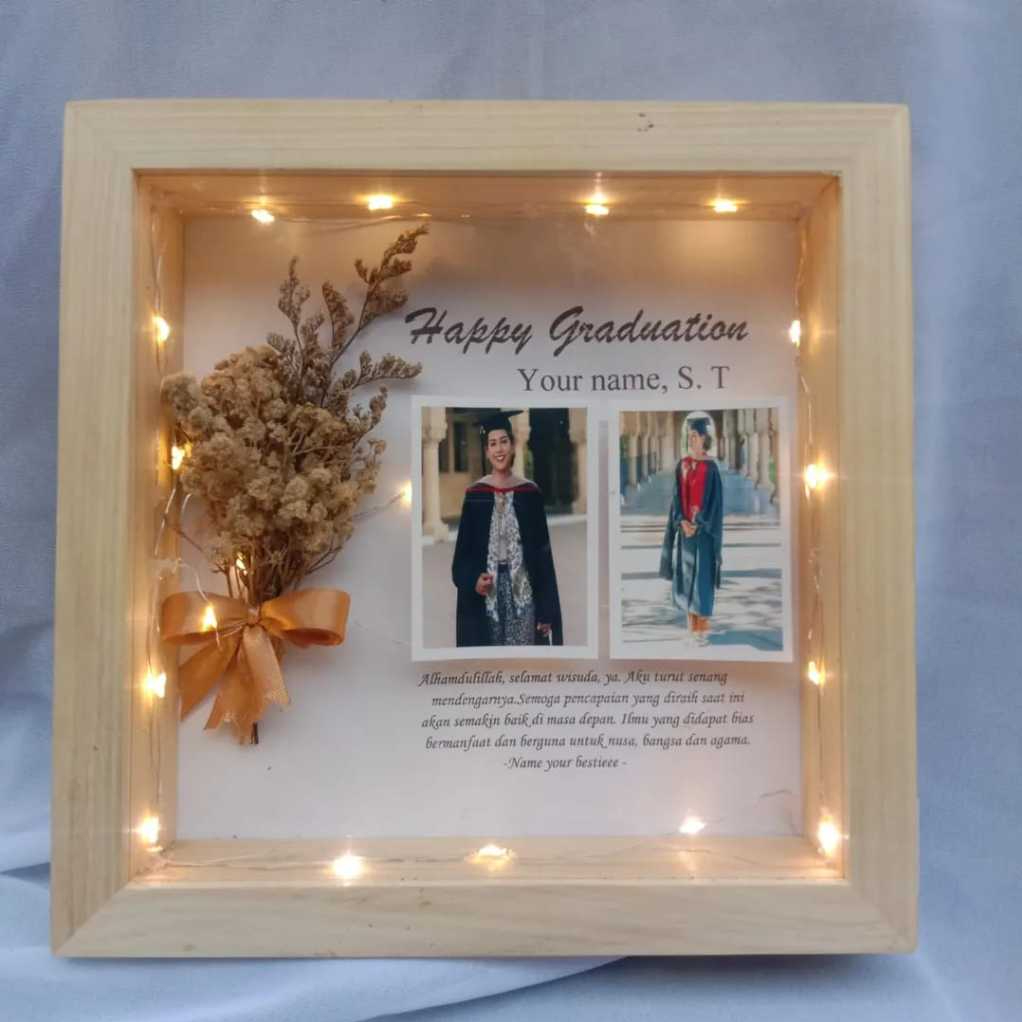 Jual [READY] CUSTOM Kado Frame 3D - Bingkai 3D (Hadiah/Wisuda ...