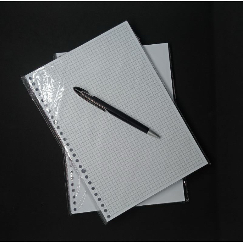 Jual Loose Leaf A5, B5 A4 Kertas File isi Binder, 20Holes A5 ,26 Holes B5, Bahan Bookpaper 72 ...