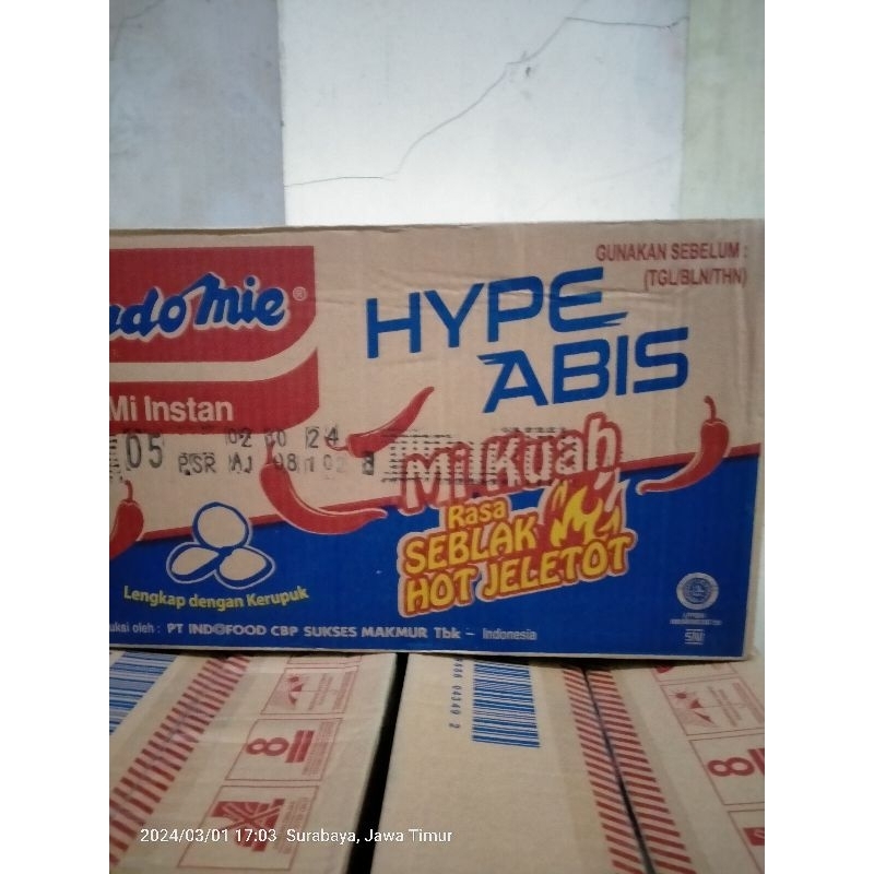 Jual INDOMIE SEBLAK ISI 40 BUNGKUS ,PER DOS | Shopee Indonesia