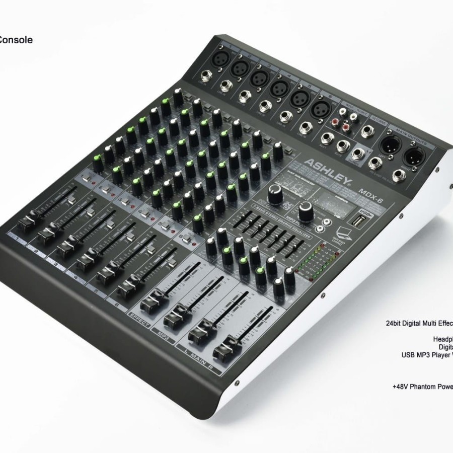 Jual MIXER AUDIO ASHLEY MDX6/MDX 6 6CH USB-BLUETOOTH-RECORDING | Shopee ...