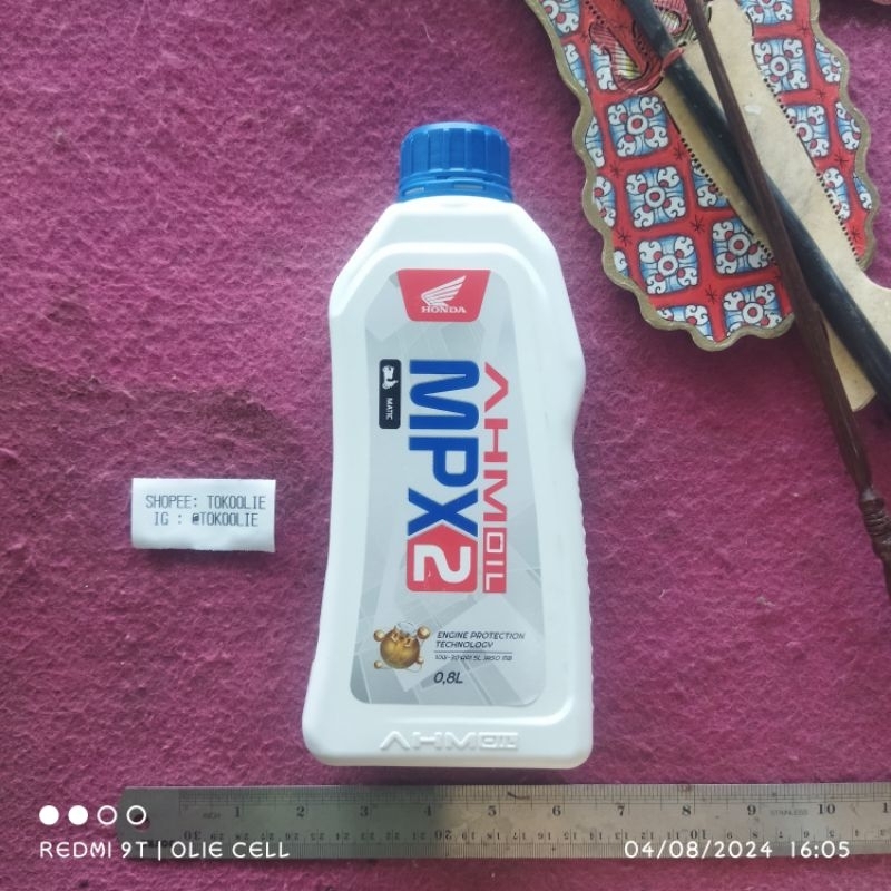 Jual MPX2 MATIC ORIGINAL HONDA AHM OIL 800ML | Shopee Indonesia