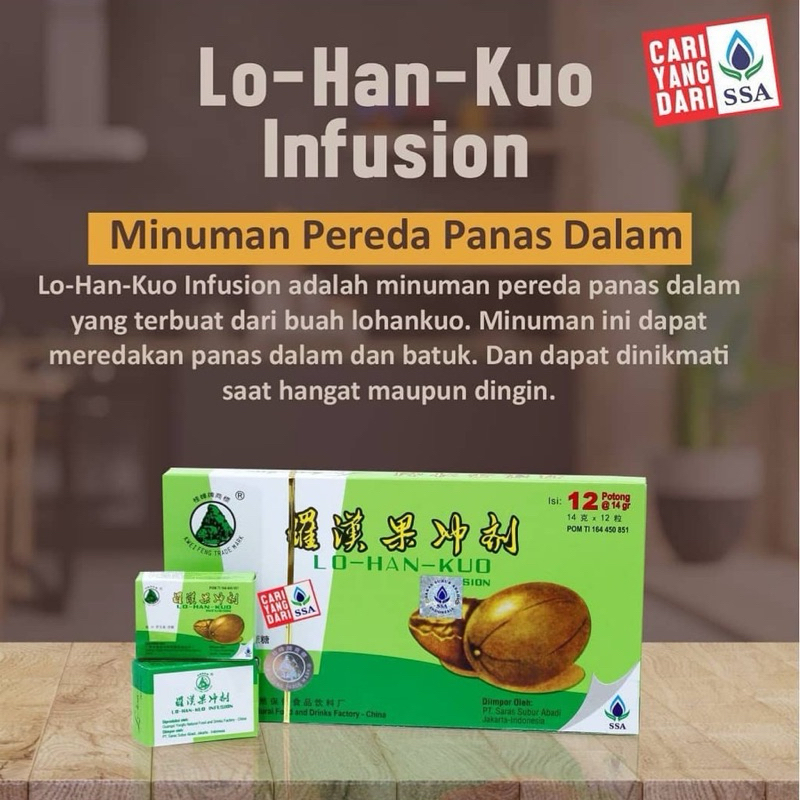 Jual LO HAN KUO INFUSION SSA MINUMAN PANAS DALAM DAN BATUK Sakit ...